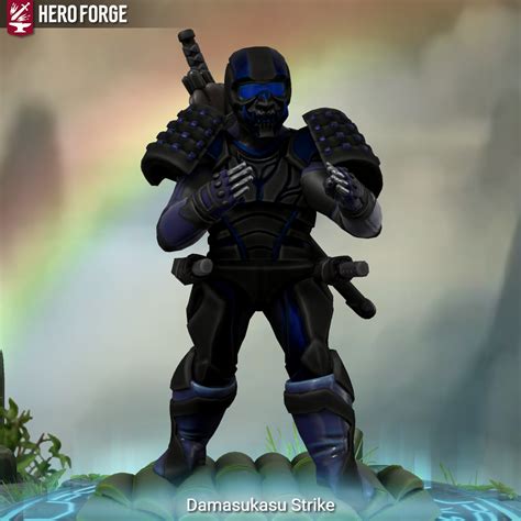 Heroforge Tmnt Oc Damasukasu Strike By Kitsuneronin On Deviantart