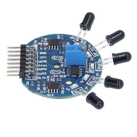 5 Way Flame Sensor Module Fire Extinguisher Sensor Board With Indicator
