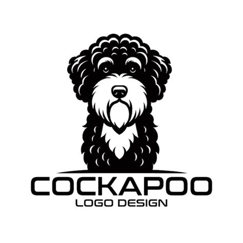 Cockapoo Dog Vector Logo Design Premium Ai Generated Vector