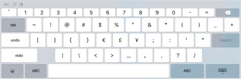 IPad Keyboard Shortcuts
