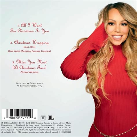 Mariah Carey God Jul Cd All I Want For Christmas Is You Mariah Carey