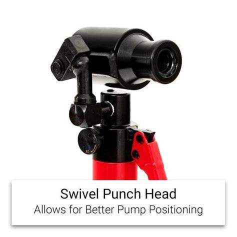 Daytona Dcphs 12pce Industrial Chassis Punch Hydraulic Steel Set