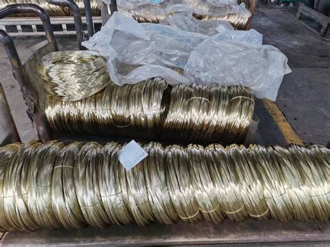 Manufacturer H65 Brass Wire Raw Material For Springs Copper Alloy