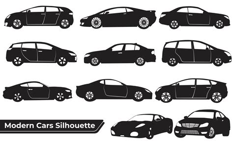 Silueta De Auto Vectores Iconos Gráficos Y Fondos Para Descargar Gratis