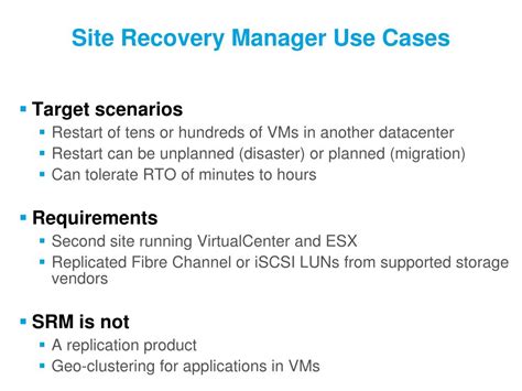 PPT Automating Disaster Recovery With Site Recovery Manager PowerPoint Presentation ID 5408452