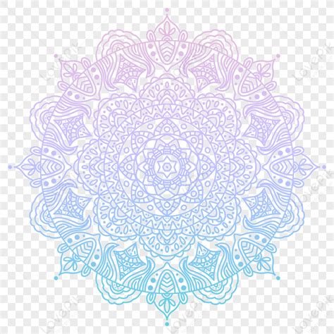 Colorful Gradient Doodle Mandala Background Image And Picture For Free