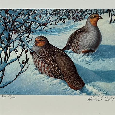 Robert Copple 1989 Idaho Upland Game Permit A P Limited Edition Print