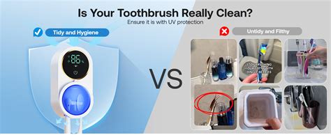 Bitvae Tooth Brush Holder For Bathroom Infrared Sensing