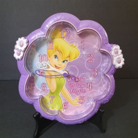 Disney Tinkerbell Clock Etsy