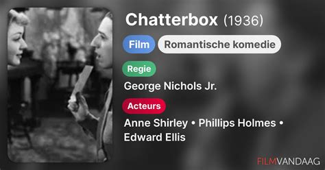 Chatterbox Film 1936 Filmvandaagnl