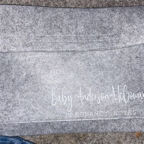 Personalised Ivf Maternity Notes Folder Personalised Pregnancy Notes Folder Pregnancy File