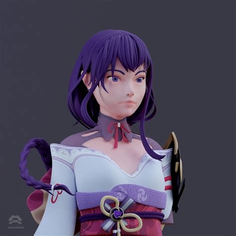 Fanart Modeling Raiden Shogun Finished Projects Blender Artists Community