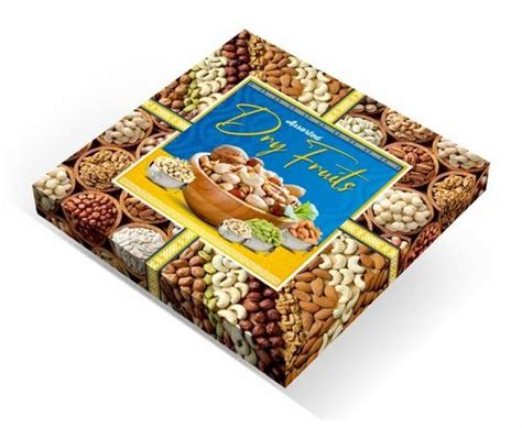 1000 Gm Dry Fruit Paper Packaging Box Size 165x115x60 Mm At Rs 42