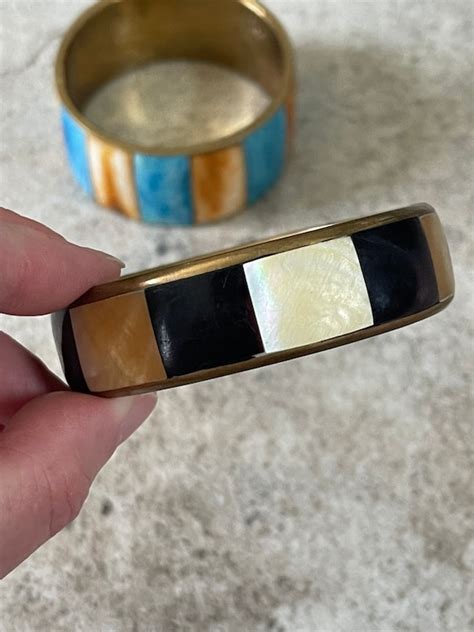 Vintage Brass Bangles Old Brass Bangle Old Brass Br Gem