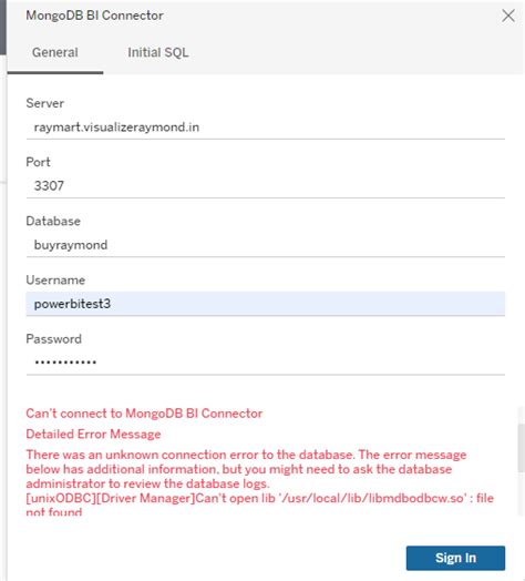 Mongo Db Bi Connector Odbc Driver For Tableau Server In Ubuntu 2004