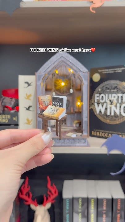 The Fourth Wing Book Nook The Best Seller In Our Store Fourthwing
