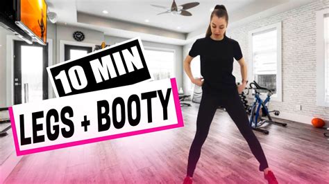 10 Minute Legs Buts Workout No Equipment No Talk Home Workout For