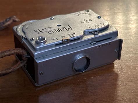 Vintage Mamiya Super 16 Spy Camera With Original Leather Case Etsy