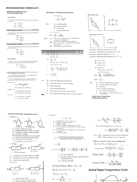Formula For Refrigeration Effect At Frederick Saechao Blog