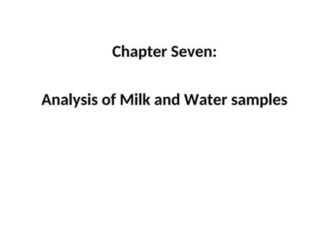 Chapter 7 Phm Analysis For Medical Ppt