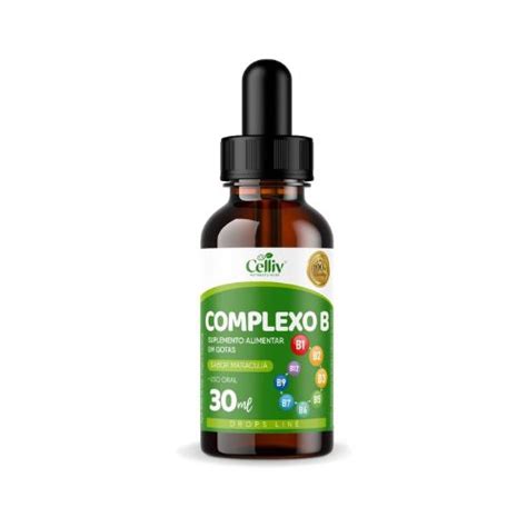 Complexo B Gotas 30ml Energia Disposição E Saúde Geral