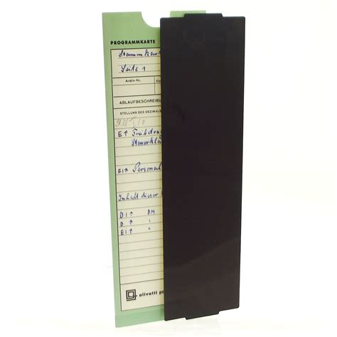 Olivetti Programma Magnetic Card 1965 Early 1970s Museum Of
