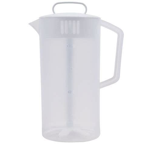 Rubbermaid 3064 01 2 Quart Plastic Mixing Pitcher Fg306409wht