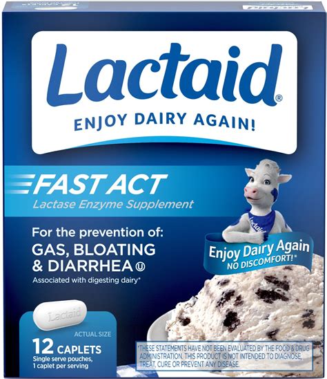 Lactaid Fast Act Caplets Valpacks