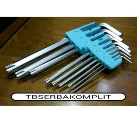 L Key Set Stamvick Length 9pcs 15mm 10mm Hexagonal Star Combination