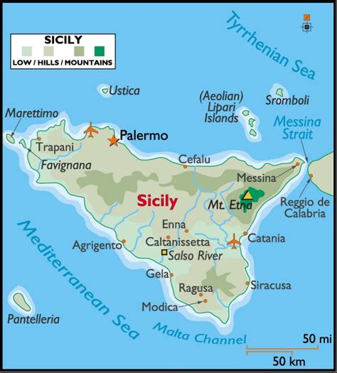 Map Of Sicily Printable At Stephanie Cooke Blog
