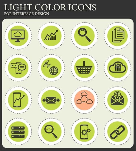 Premium Vector Data Analytic Simply Icons