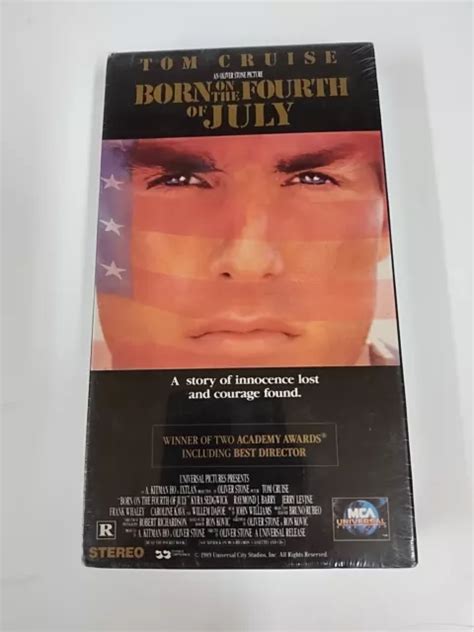 Born On The Fourth Of July Vhs Brand New Factory Sealed W Watermark
