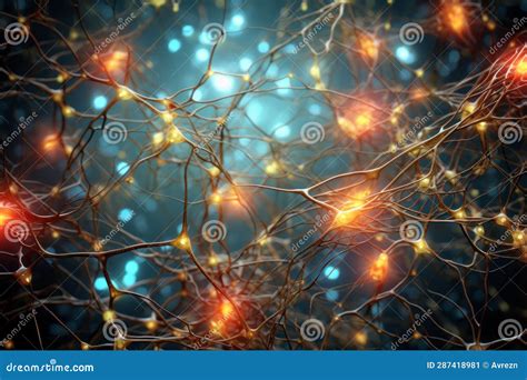 Intricate Neural Dance Amidst Colored Chaos Generative Ai Stock