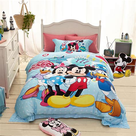 Mickey Mouse Bedding Set Queen Hanaposy