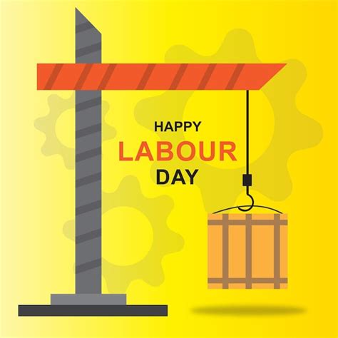 Premium Vector A Poster For The Labour Day