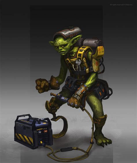 Goblin Engineer By Tsabo6 On Deviantart