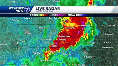 Severe Thunderstorm Warning Issued As Storms Move Through Omaha Area