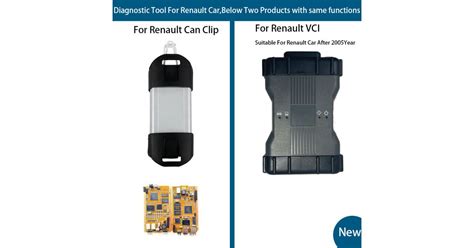 Renault Can Clip Obdii Diagnosztikai Interface Többnyelvű Támogatás