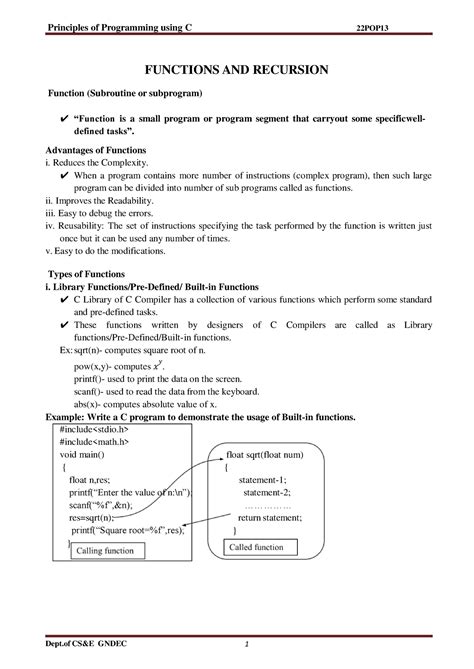 Module 3 Functions Include Include Void Main { Float N Res Printf “enter The Value Of N