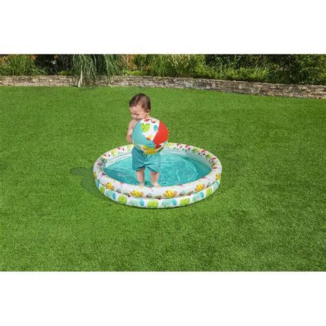 Bestway Play Pool Set With Beach Ball And Swim Ring 122x20 Cm 51124