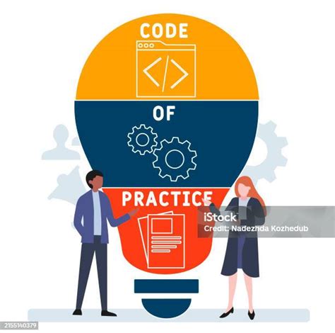 Cop Code Of Practice Acronym Stock Illustration Download Image Now Business Computer