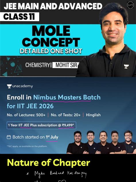 Mole Concept One Shot Class 11 Mohit Ryan Pdf