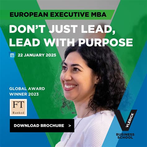 European Executive Mba Vlerick Business School
