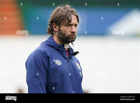 England Strength And Conditioning Coach Tom Tombleson During The
