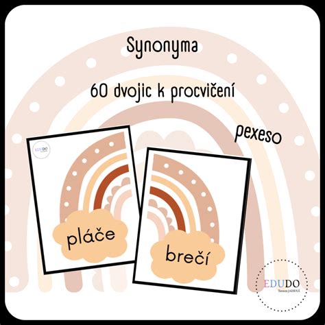 Synonyma Pexeso Učitelnice