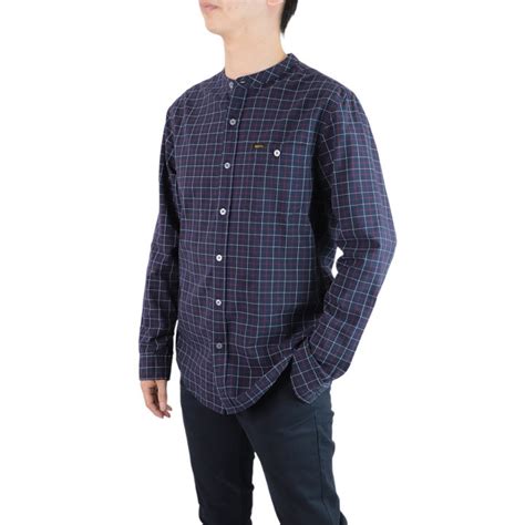 ฺbovy Shirt เสื้อเชิ้ตคอจีน Bas11247 Th
