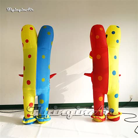 Funny Walking Inflatable Handstand Clown Costume Adult Wearable Blow Up