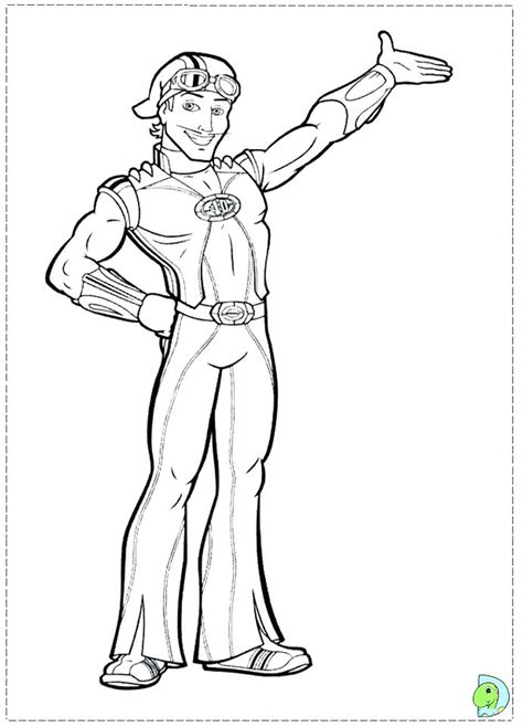 Lazy Town Coloring Pages At Free Printable Colorings