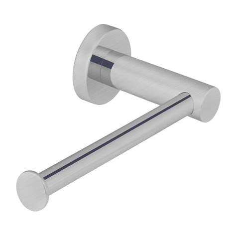 Lucid Pin Series Brushed Nickel Toilet Paper Roll Holder Blue Bathware