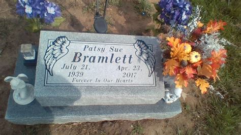 Patsy Sue Bramlett 1939 2017 Find A Grave Memorial